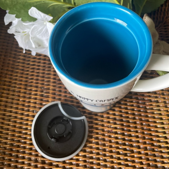 Dining | Happy Camper Coffee Mug With Lid | Poshmark